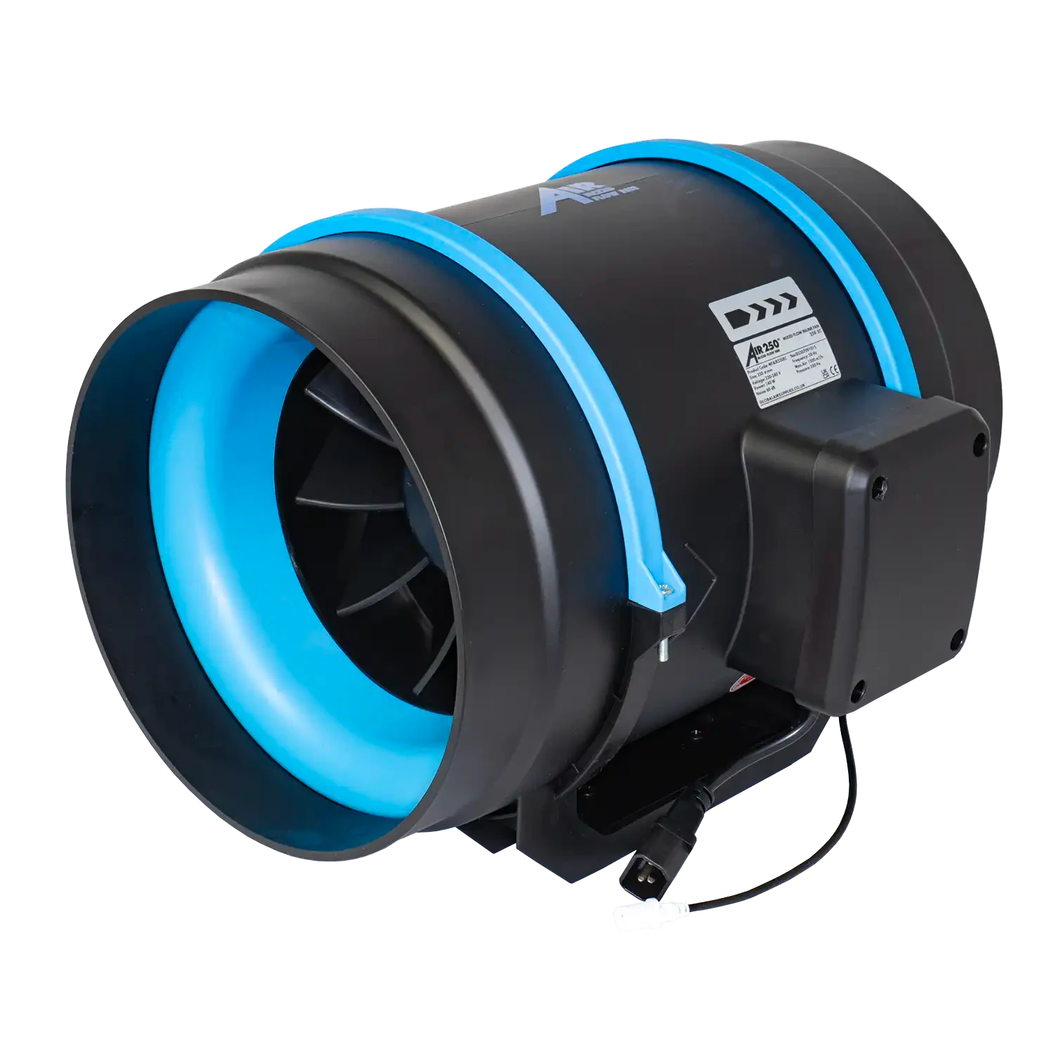 Air AC Inline Fan | Mixed Flow Grow Tent Extractor (Ex-RadAir)
