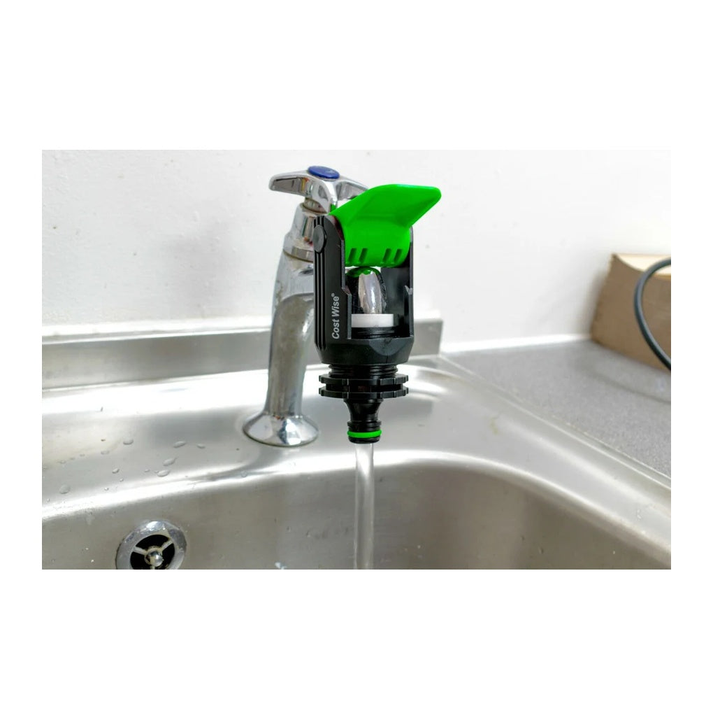 Kitchen Tap to Garden Hose Connector | Universal Click Lock Adaptor