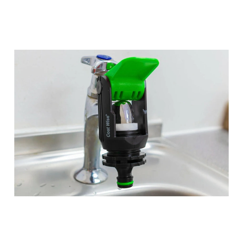 Kitchen Tap to Garden Hose Connector | Universal Click Lock Adaptor