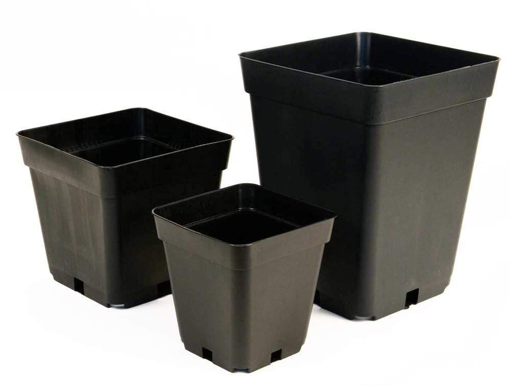 Square Plastic Plant Pots